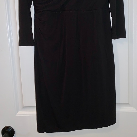 LOFT | Dresses | Loft Womens Black Long Sleeve Dress Sp | Poshmark